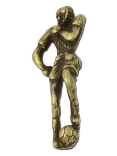 StockPins Soccer Player Lapel Pin in Antique Brass Finish M20 1 Count ...