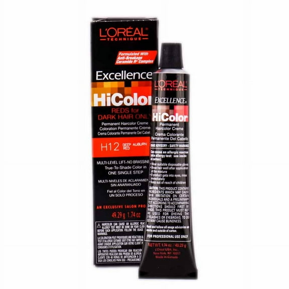 L'Oreal Excellence HiColor Copper HiLight Hair Dye, 1.2 oz - Walmart.com
