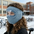 Fleece Thermal Mask with Removable Goggles, Winter Breathable Warm ...