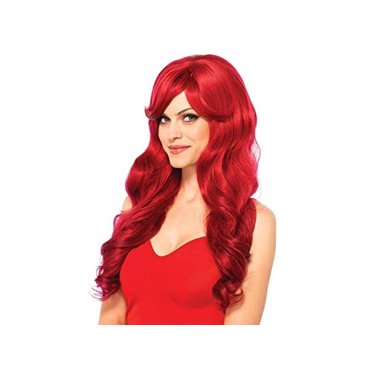 Red Long Wig Halloween Costume Accessory - Walmart.com