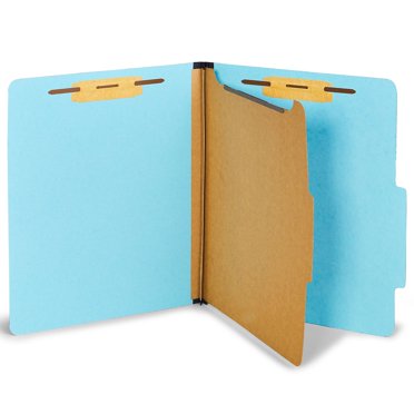 Smead SafeSHIELD® Classification Folders 2 Div Blue 10/BX Ltr (14030 ...