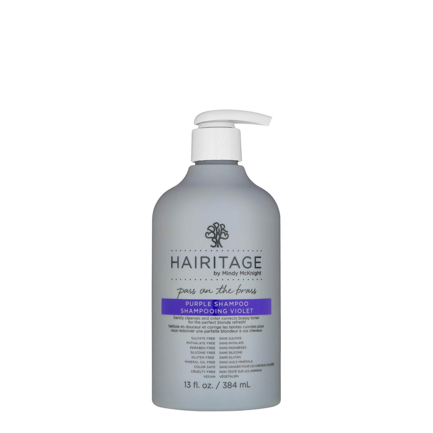 Click here for Hairitage Pass On The Brass Purple Shampoo 384ml prices