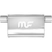 MagnaFlow Performance Exhaust Muffler 11226: 2.5"/2.5" Inlet/Outlet ...