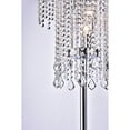 Chrome and Crystal Floor Lamp with a Polished Chrome Finish - Walmart.com