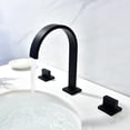 Bathroom Faucet Three Hole Brass Hot Water and Cold Water Washbasin ...
