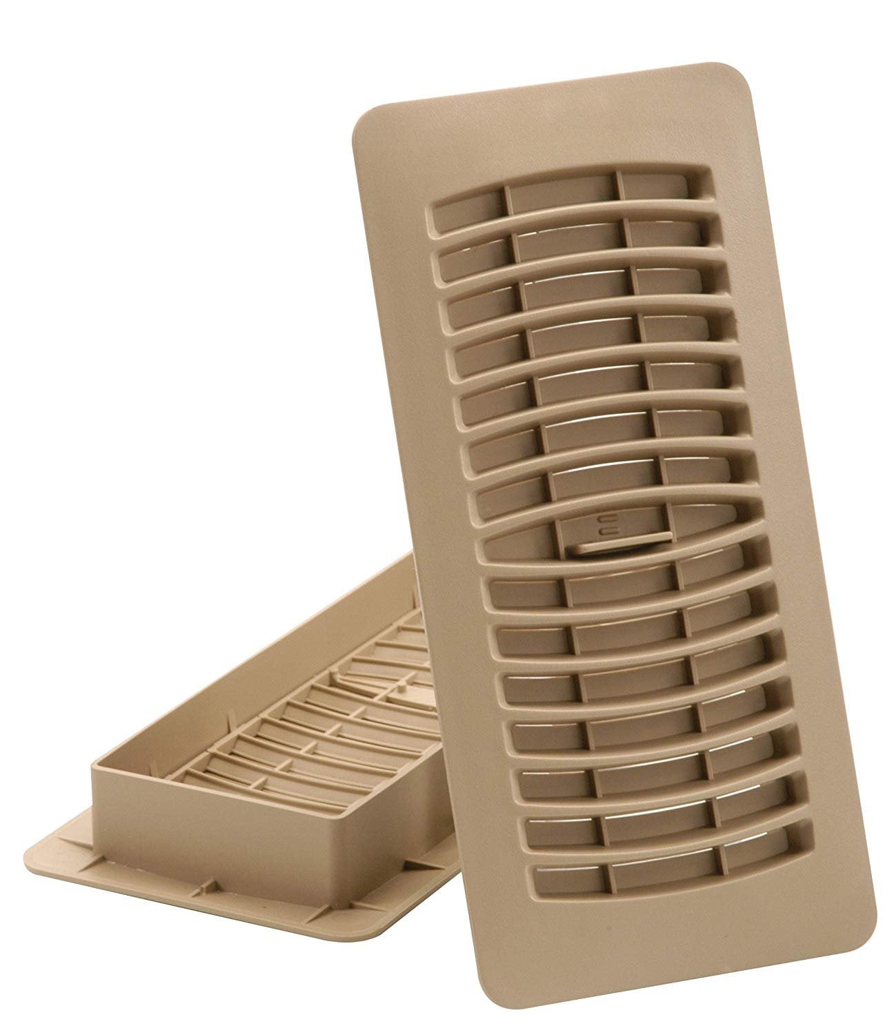 Imperial Manufacturing RG1326 4-Inch by 10-Inch Plastic Register, Taupe ...