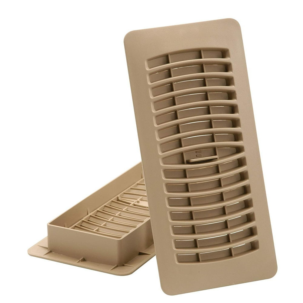Imperial Manufacturing RG1326 4-Inch by 10-Inch Plastic Register, Taupe ...