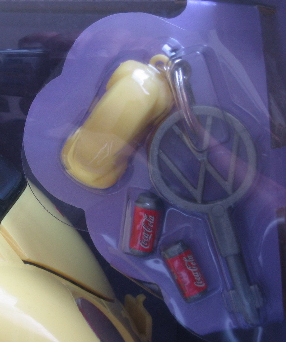 Barbie Volkswagen Beetle Vehicle (Yellow) w/ Real Key Chain (2000 ...