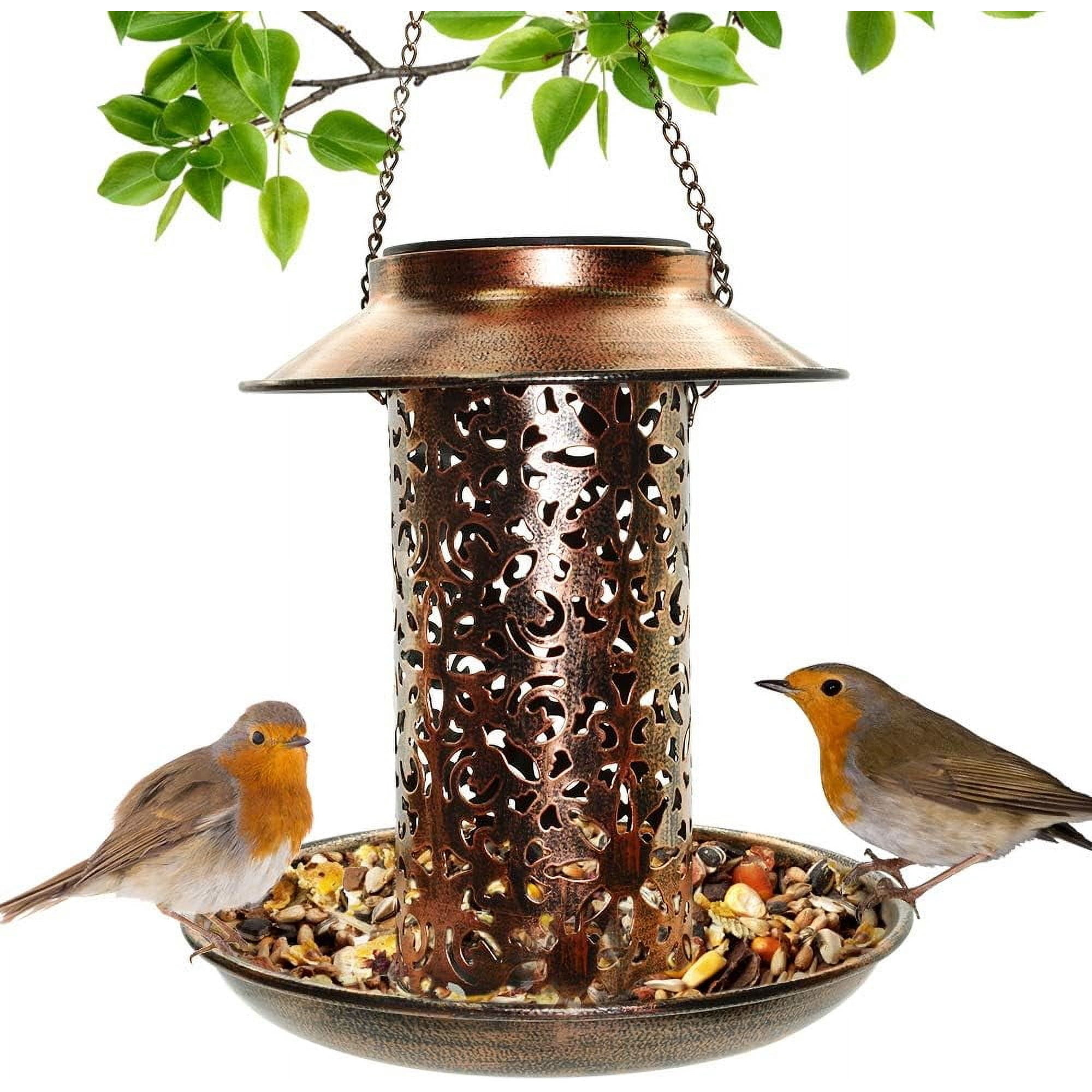 Click here for Dutchman Solar Bird Feeder For Outdoors  Metal Wil... prices