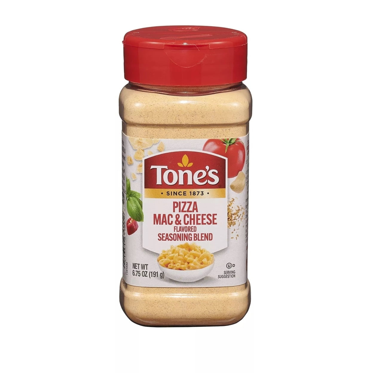 Tone's Pizza Mac and Cheese Flavored Seasoning Blend (6.75 Ounce ...