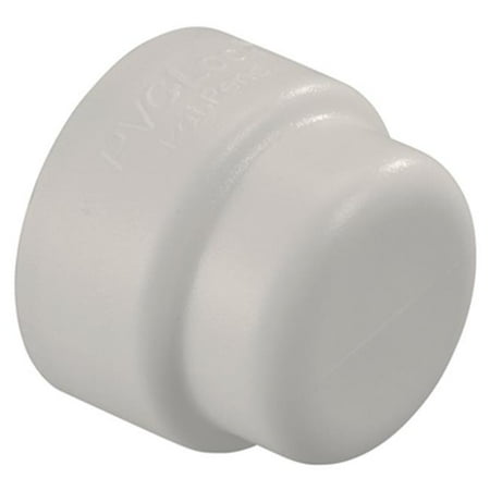 33780 0.5 in. PVC Lock End Cap - Walmart.com