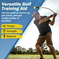 Resenkose 40 Inch Weighted Golf Swing Trainer, Extended Length Training ...