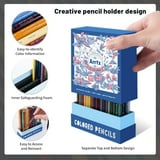 Arrtx Artist 72 Colored Pencils Set, Premium Soft Core Colored Leads ...