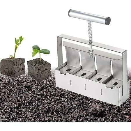 Quad Manual Soil Blocker 2 Inch Soil Block Maker Soil Blocker Tool With ...