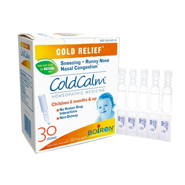 Boiron ColdCalm 30 Doses, Homeopathic Medicine for Cold Relief ...