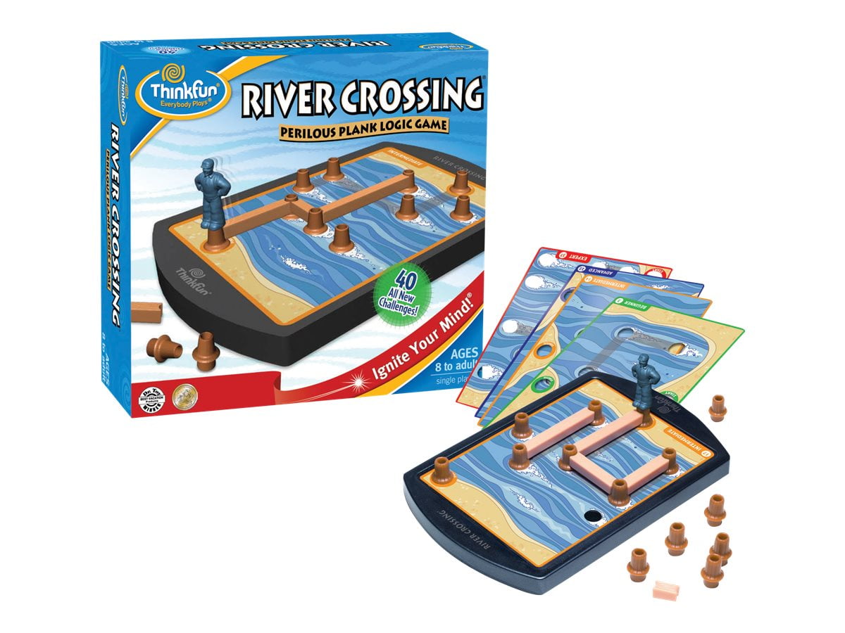 ThinkFun - River Crossing - strategy game - Walmart.com