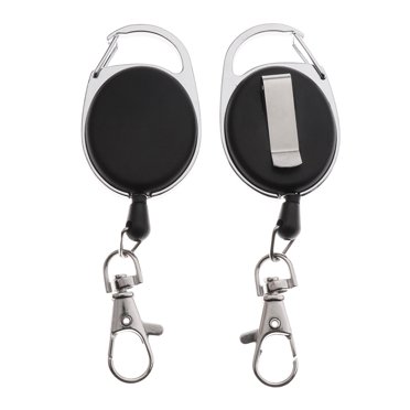 KEY-BAK MID6 Retractable Belt Keychain with 36" Retractable Cord, 6 oz ...