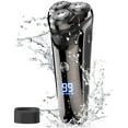 Beard Shavers for Men, LED Men Rechargable Electric Triple Heads ...