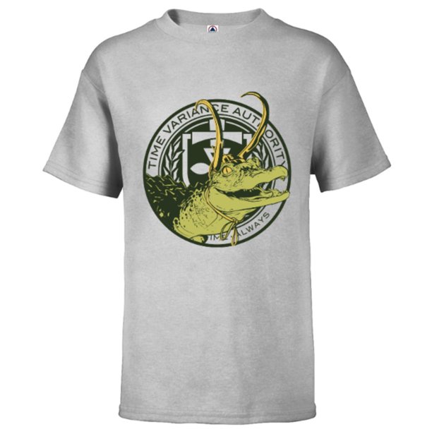 Marvel Loki Alligator Loki TVA - Short Sleeve T-Shirt for Kids - Customized-Athletic Heather ...