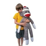 "Pennington Bear Co Original Sock Monkey, Hand-Knit Plush, 40"" Big ...