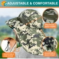 SUN CUBE Wide Brim Sun Hat with Neck Flap, Fishing Hiking for Men Women ...