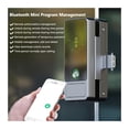 Bluetooth Smart Glass Door Lock Fingerprint Electronic Digital Lock IC ...