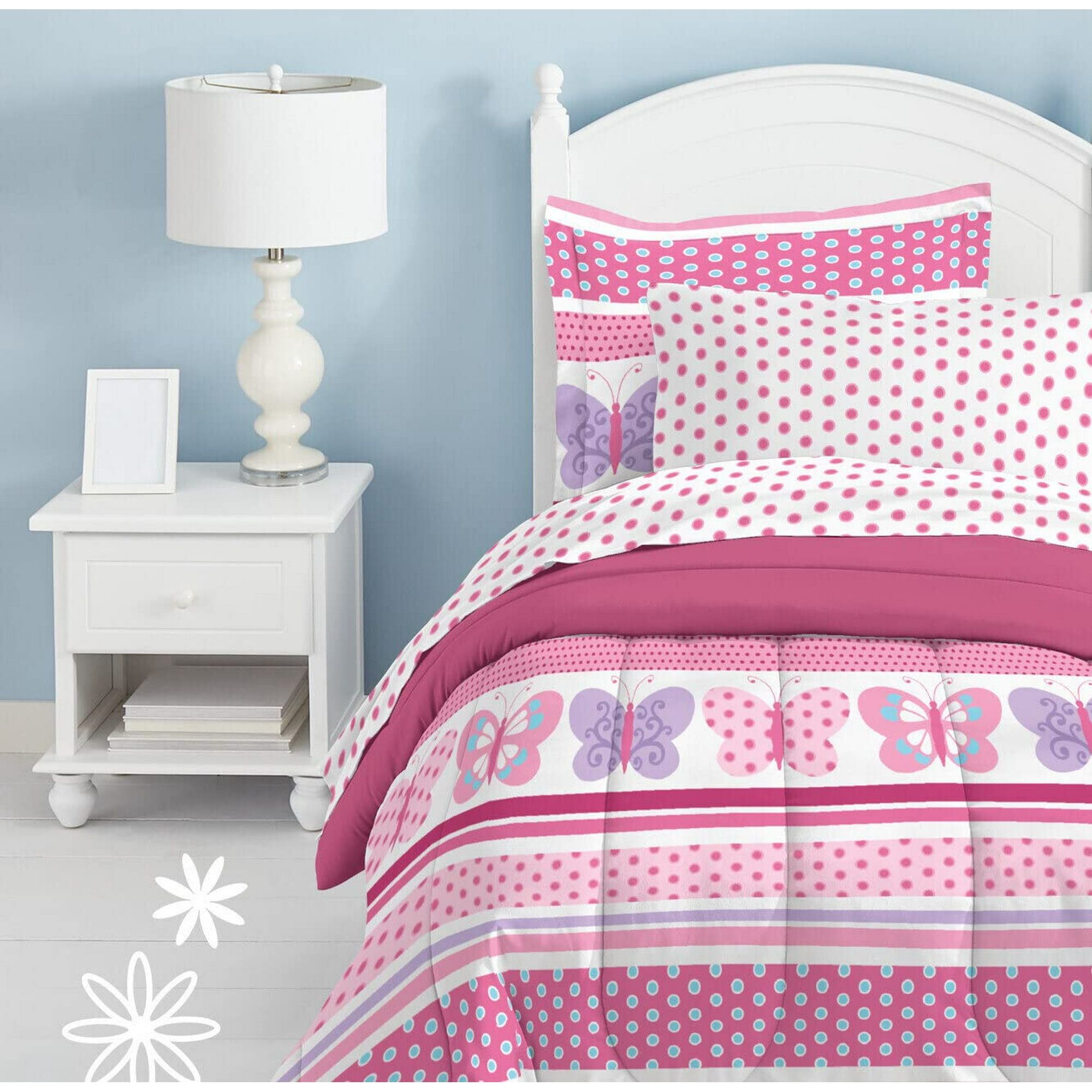 Click here for Dream Factory Butterfly Dots Ultra Soft Microfiber... prices