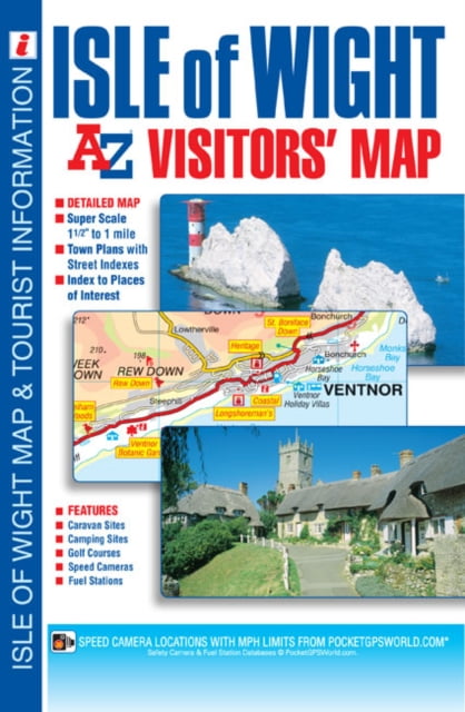 Isle of Wight Visitors Map (A-Z Visitors Map) (Map) - Walmart.com