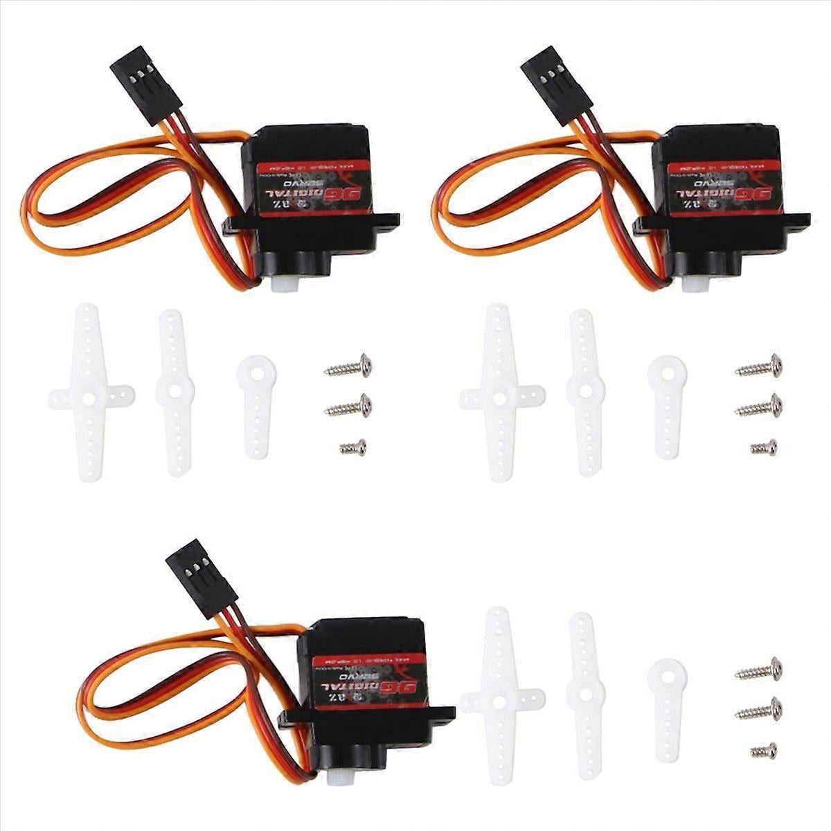 9G Digital Servo Motor Gear Servo for 1/16 1/18 1/24 RC Car Boat ...