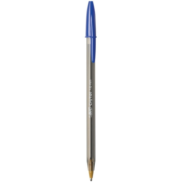 BIC Cristal Xtra Bold Ballpoint Stick Pen, Blue Ink, 1.6mm, Bold, Dozen ...