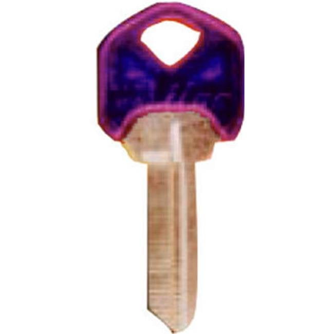 Kaba KW1-PC-VIOLET Plastic Head Violet Key Blank- Pack of 5 - Walmart.com