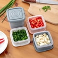 Food Storage Organizer for Kitchen Square Fruit Bowl with Holes – 4 ...