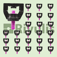 25 Rivulis Jain Jets Drip Micro Emitters Wrap around Pattern Spray 18 ...