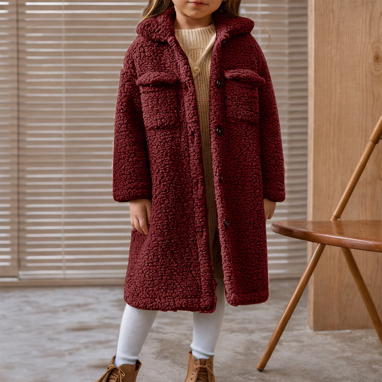 Click here for Yunafft Boys Girls Winter Thermal Coat Double-Side... prices