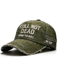 Baseball Cap Hats for Women Not Dead Pattern Washed Distressed ...