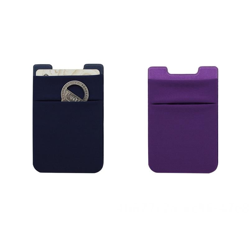 2 Pack Cell Phone Card Holder For Back Of Phone Stretchy Lycra Stick 2-pack-cell-phone-card-holder-for-back-of-phone-stretchy-lycra-stick