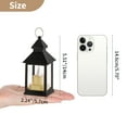 Sziqiqi Mini Lanterns Decorative with Flameless LED Candles Vintage ...