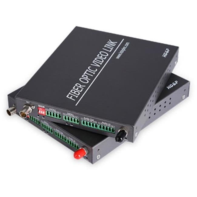 HDNP HDP-HDFU-T-RX 3G HD-SDI 1 Video, 2 Data & 1 Audio Fiber Optic ...