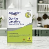 Equate Gentle Laxative Bisacodyl for Adult Constipation, 5mg, 8 Coated ...