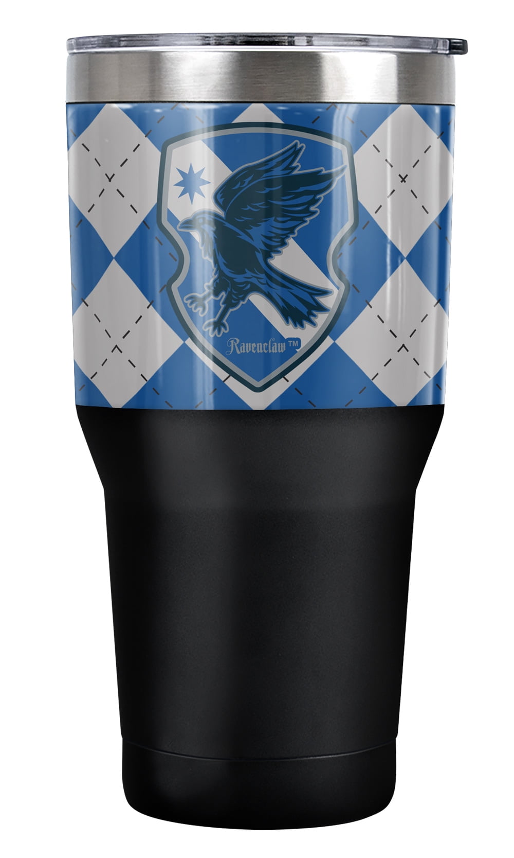 Harry Potter Official Ravenclaw Plaid Sigil 30 oz Travel Tumbler ...