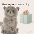 Bearington Cat Stuffed Animal - Ralistic Cat Plush Lifelike Gray ...