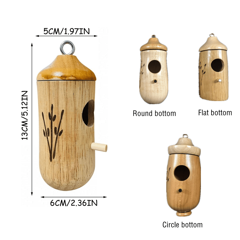 Buy Hummingbird House Nest- New Wooden Hummingbird House for Outside ...