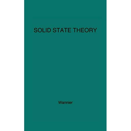 Elements of Solid State Theory | Walmart Canada