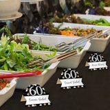 Big Dot of Happiness Adult 60th Birthday - Gold - Birthday Party Tent ...