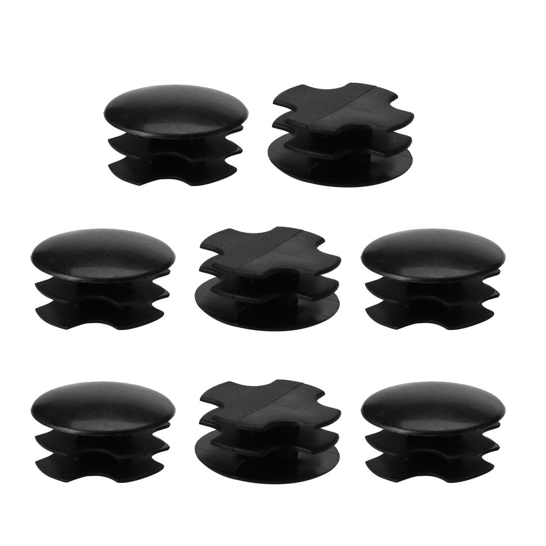 1" 25mm OD Plastic Black Round Tube Insert Pipe Protector, 0.91"-1 ...