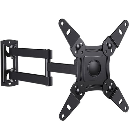 Mount-It! Articulating Single Arm PC Monitor Desk Mount Up to 27 Inches ...