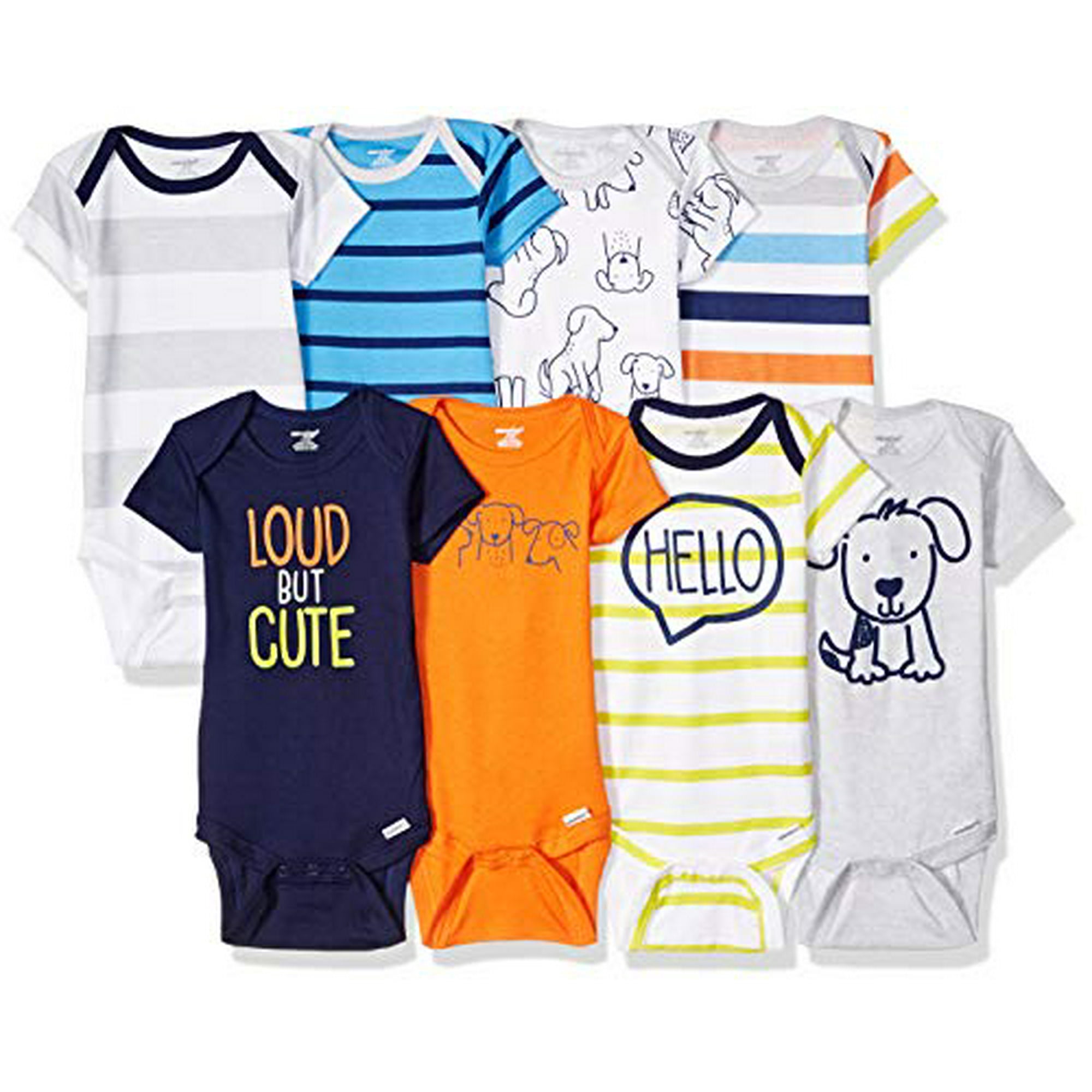 Click here for See-Pic Baby Boys 8-Pack Short Sleeve Mix Match Bo... prices