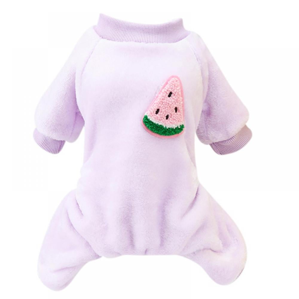 Cute Printed Pet Dog Jumpsuit Pajama for Small Dogs Yorkshire Terrier ...