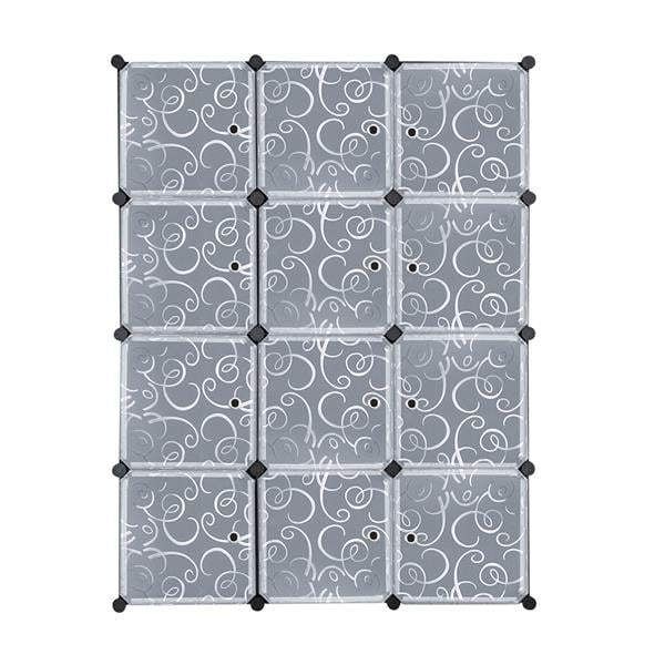 Cube Storage 12-Cube Closet Organizer Storage Shelves Cubes Organizer ...