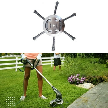 TCBWFY 10inch Steel Wire Trimmer Blade, Weed Eater Attachment for ...